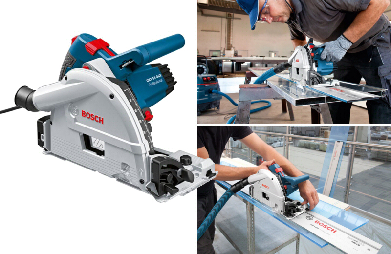 Bosch Tauchkreissäge GKT 55 GCE Professional mit L-Boxx