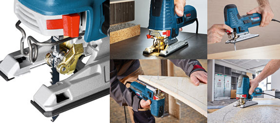 Bosch Stichsäge GST 160 CE Professional Stabgriff mit L-Boxx