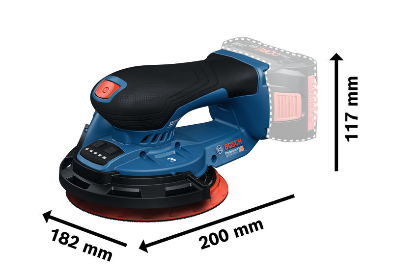 Wunderschone Bosch Professional 18v Schleifer Ebenbild